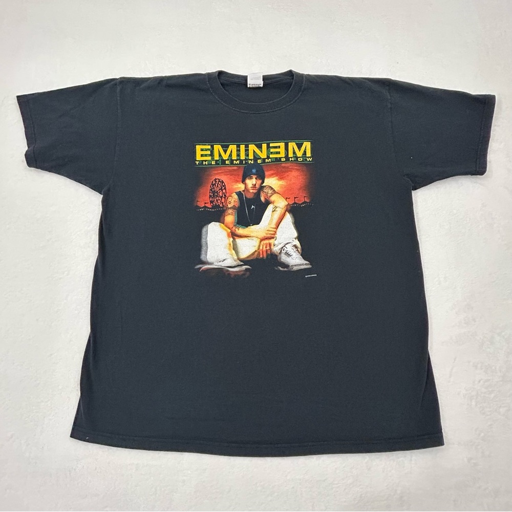 Vintage 2002 Eminem Anger Management Tour Black Rap H… - Gem